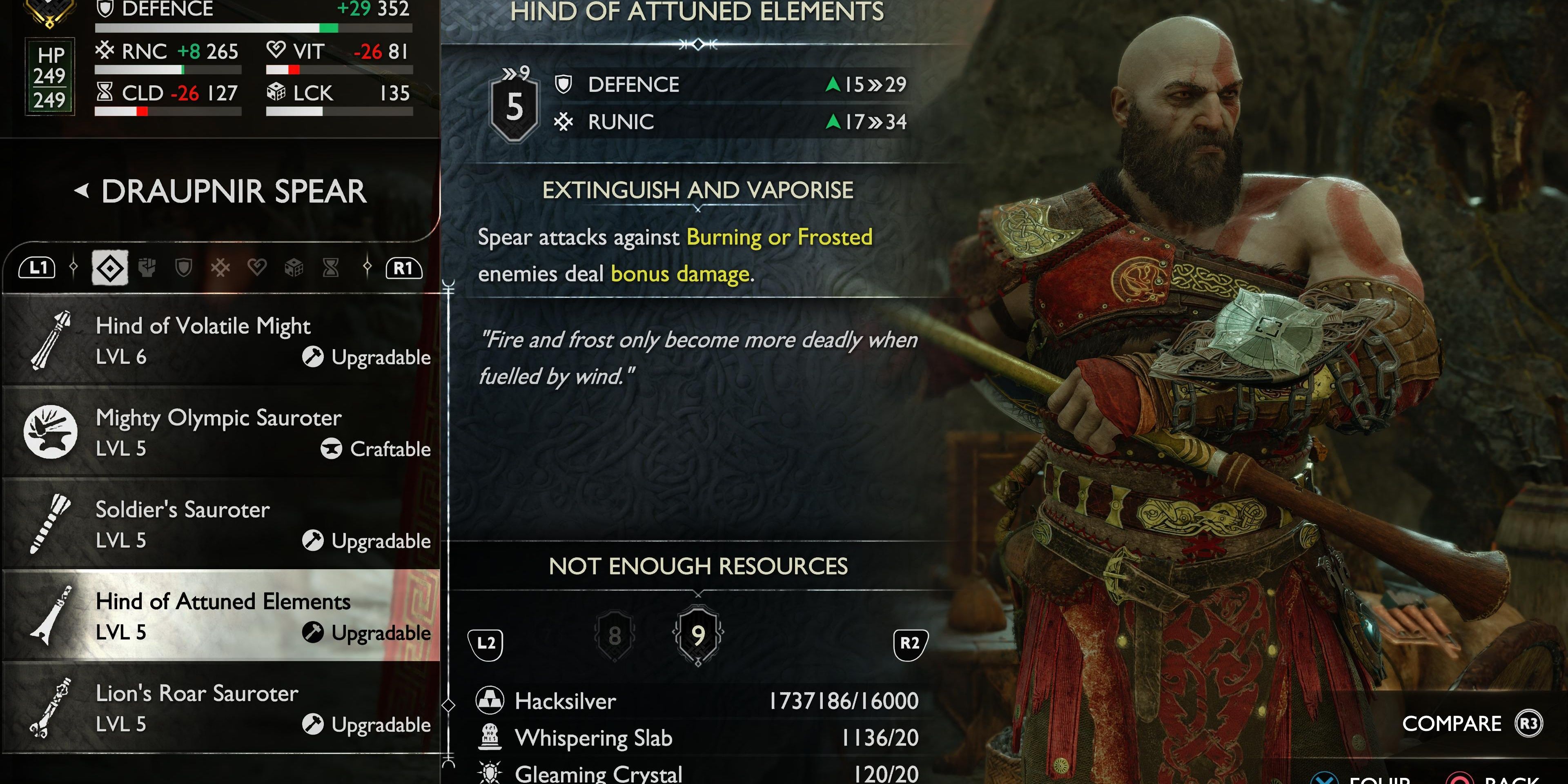 God Of War Ragnarok: The Best Draupnir Spear Handles, Ranked