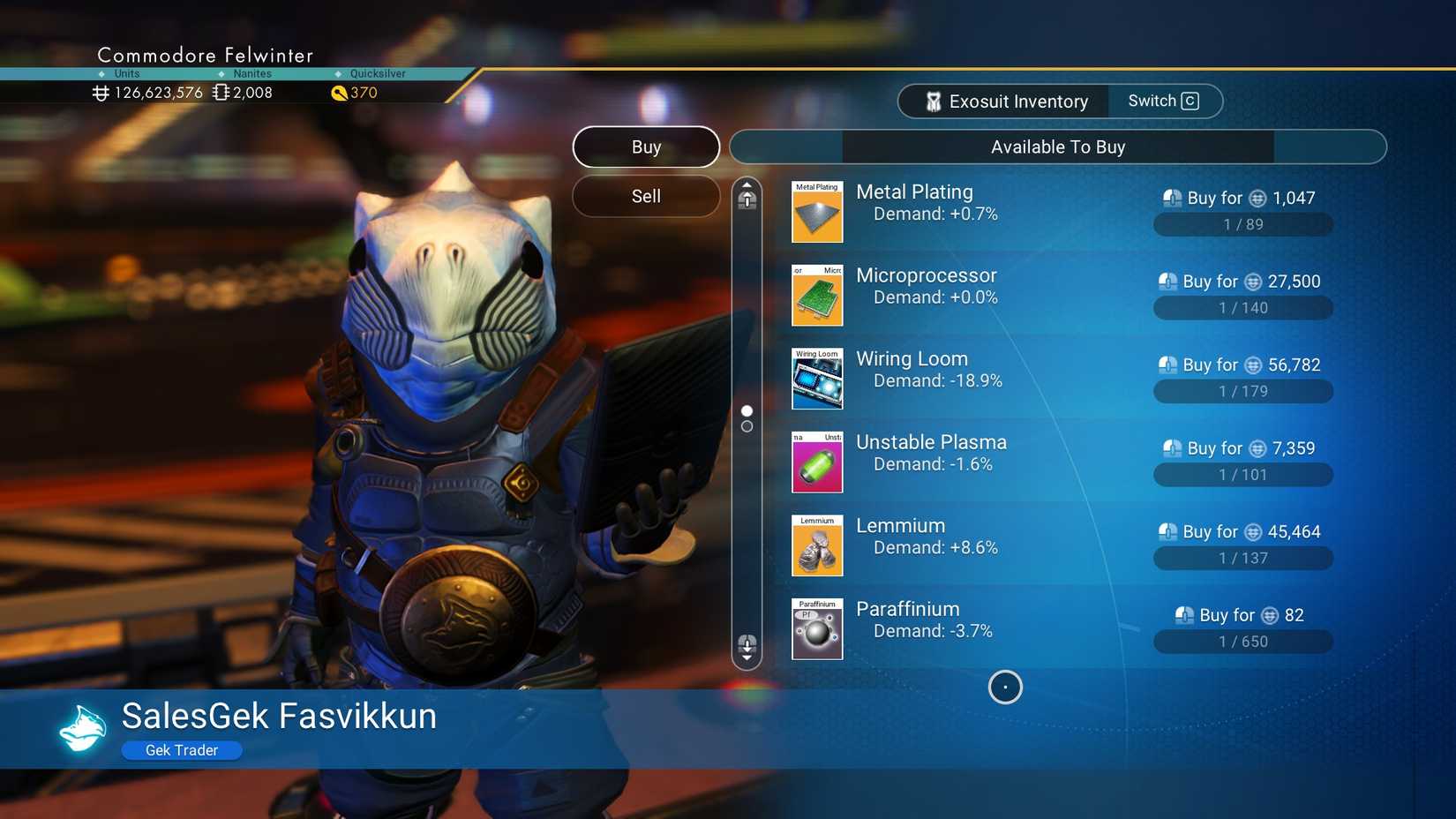 No Man's Sky: How to Get Paraffinium