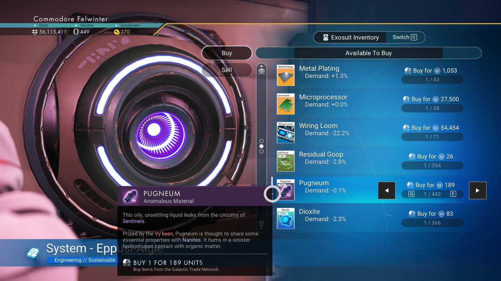 Pugneum Location in NMS