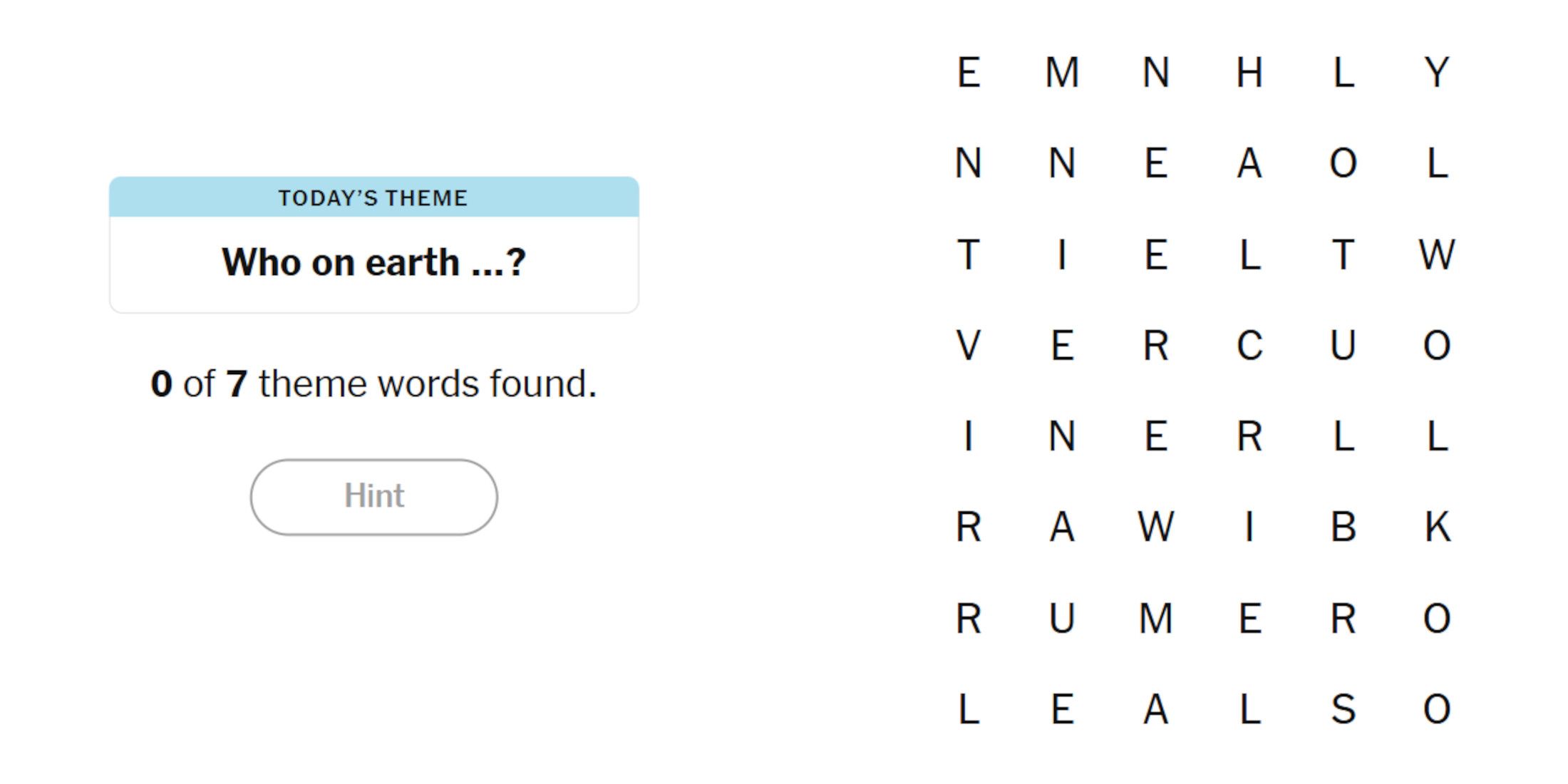 New York Times Strands Hints and Answers for December 24, 2024