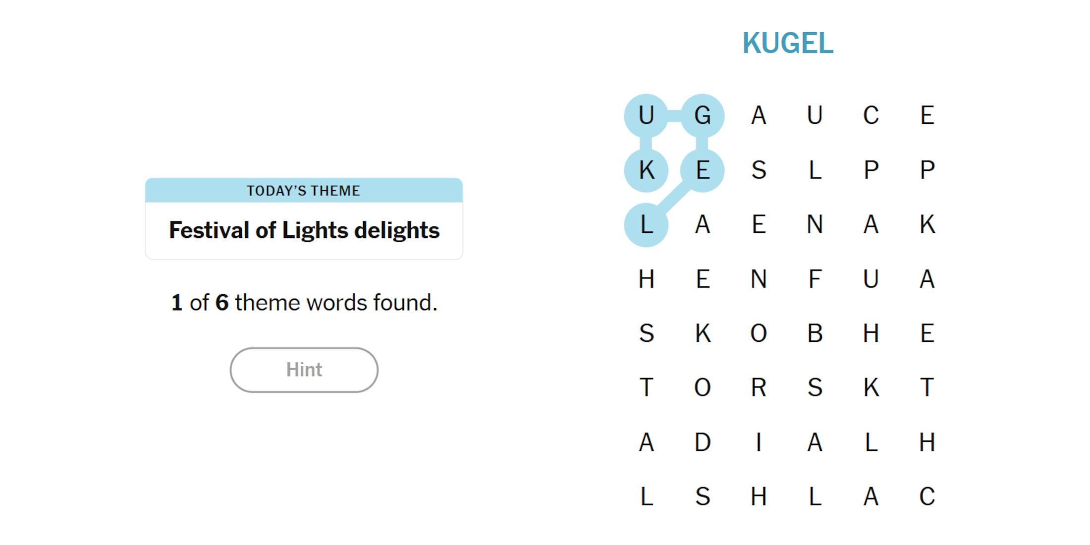 New York Times Strands Hints and Answers for December 29, 2024