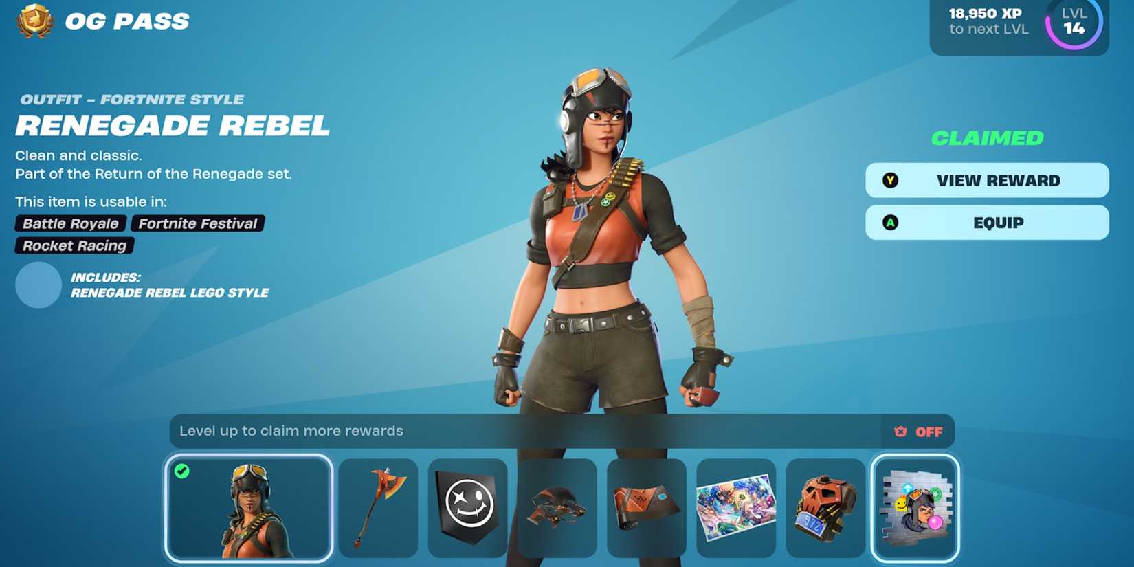 Fortnite: All Chapter 1 Season 1 OG Pass Skins