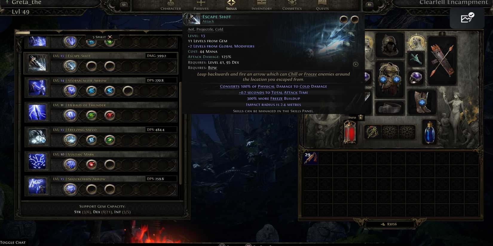 Best Skill Gems For Ranger Builds In PoE2