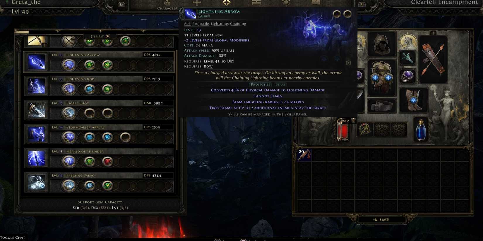 Best Skill Gems For Ranger Builds In PoE2