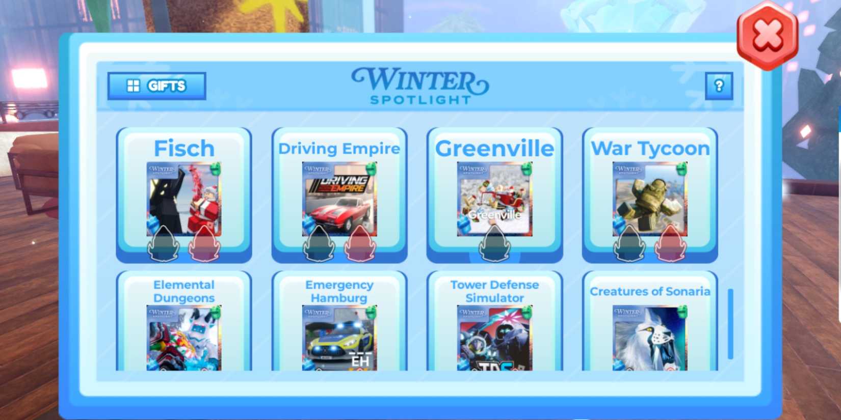 All Winter Spotlight Event Rewards In Roblox