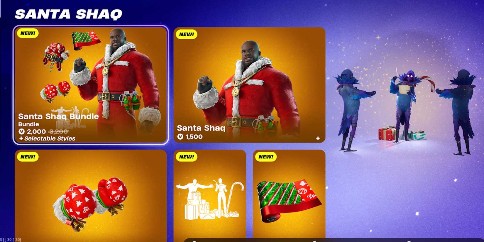 How to Get the Santa Shaq Skin in Fortnite