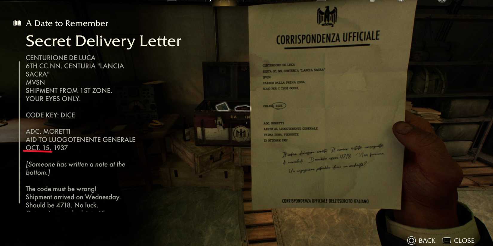 Indiana Jones and the Great Circle: A Date to Remember Puzzle Guide