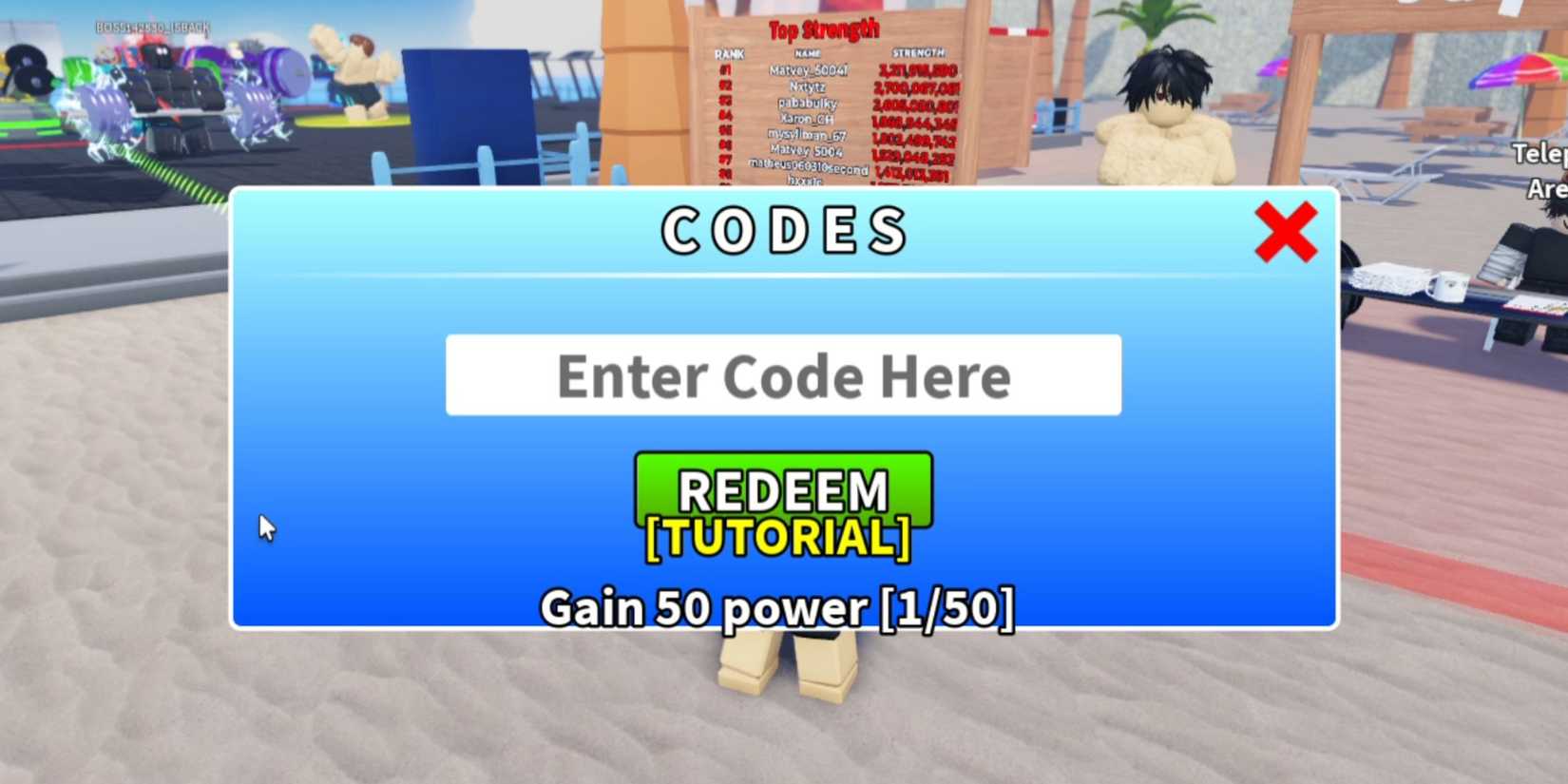 Roblox: Slap Legends Codes