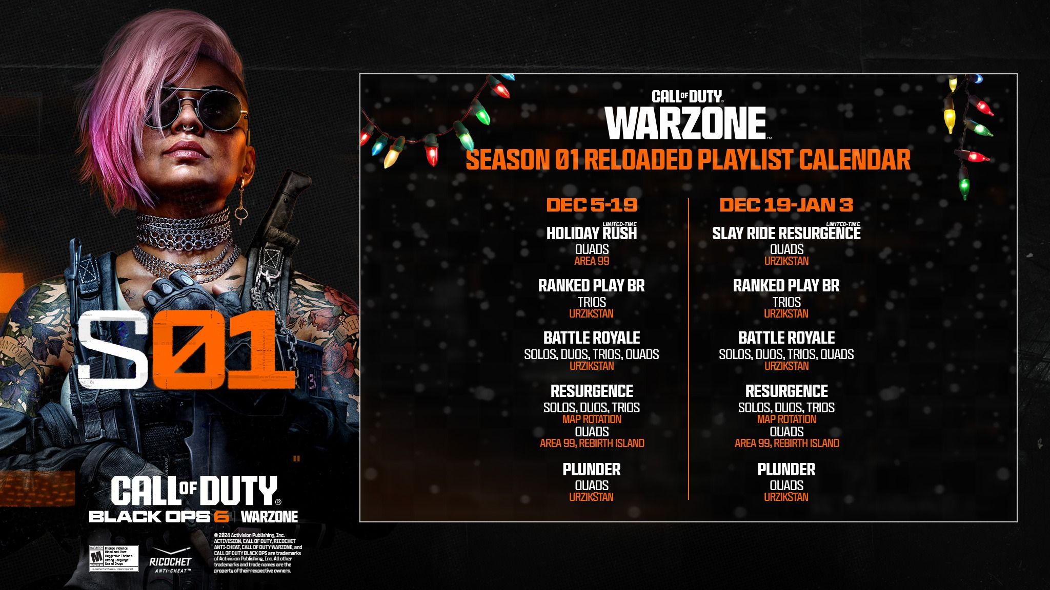 Call of Duty: Warzone раскрывает варианты плейлиста на декабрь - xpLa