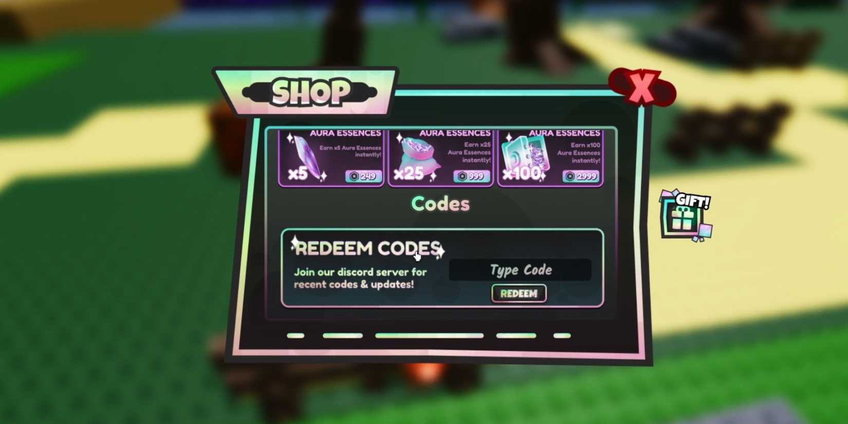 Roblox: Anime Auras RNG Codes