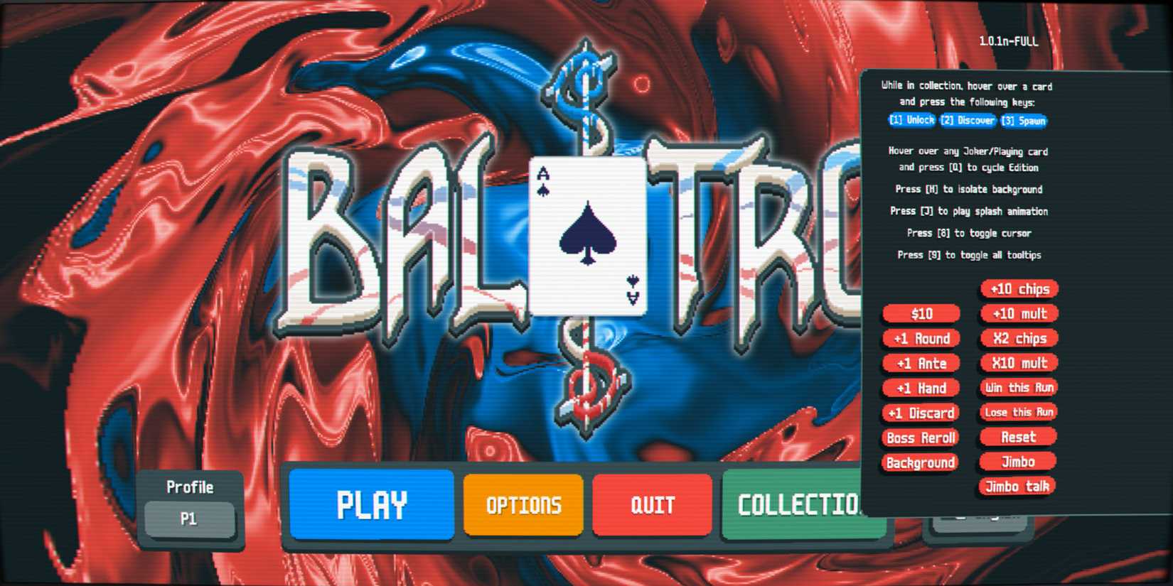 All Balatro Cheats (Developer Debug Menu)