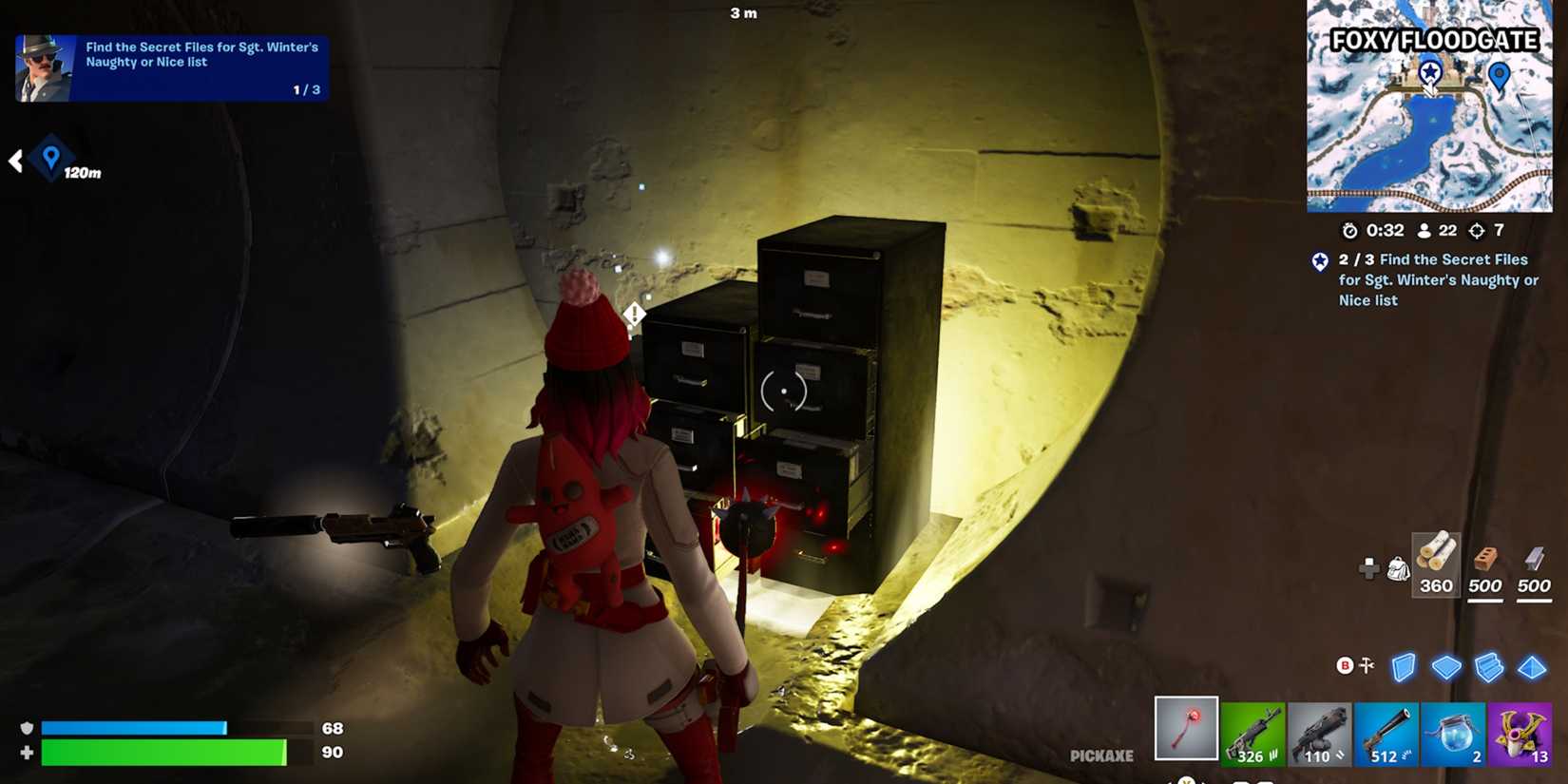 How to Find Sgt. Winter's List at Foxy Floodgate in Fortnite