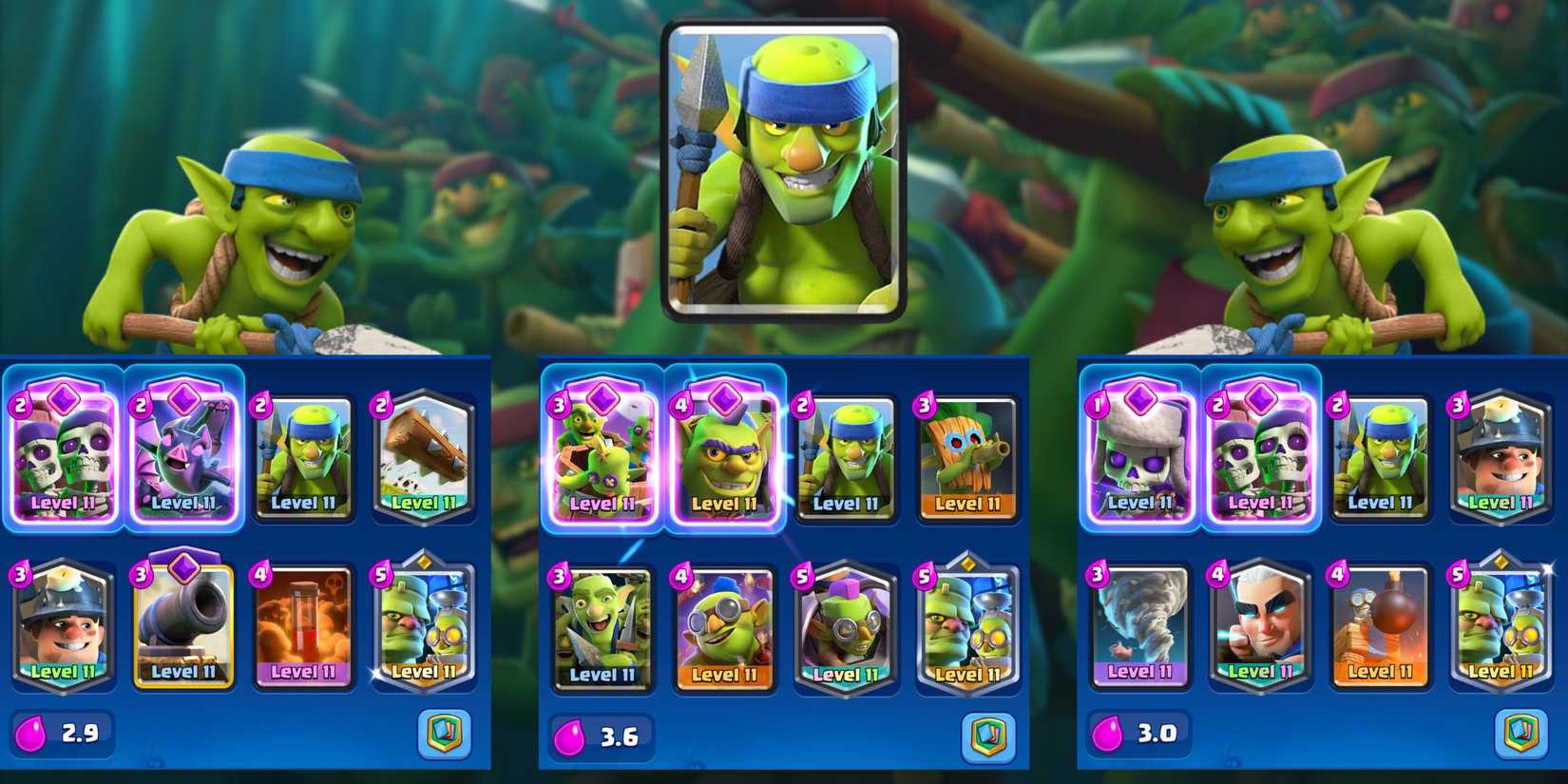Clash Royale: Best Decks with Spear Goblins
