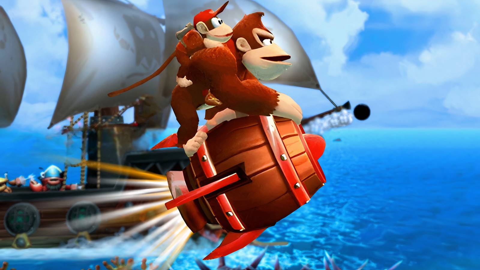 All Peaceful Pier Puzzle Piece & KONG Letter Locations In DKCR HD