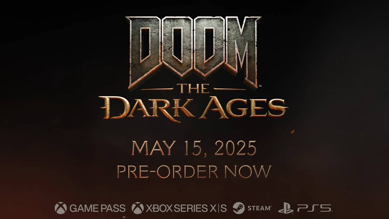 DOOM: The Dark Ages - Official Gameplay Trailer