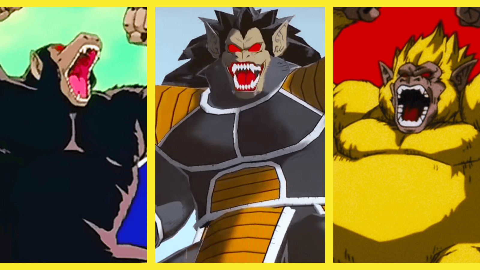 Dragon Ball: Characters With Strongest Great Ape Forms