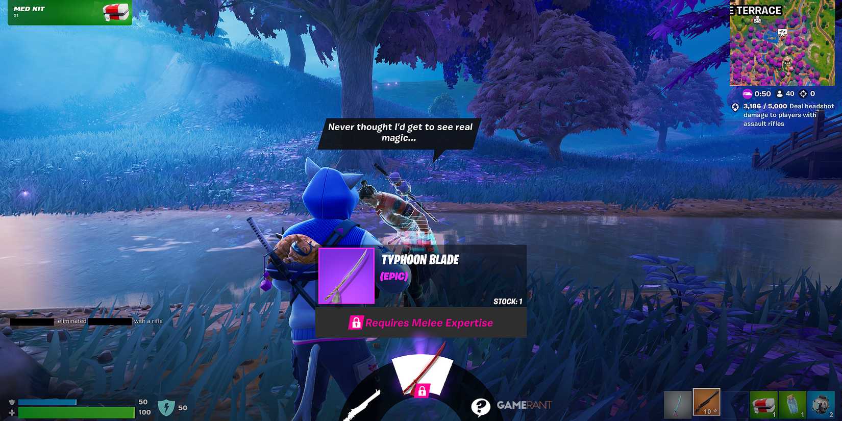 How To Get The Typhoon Blade in Fortnite