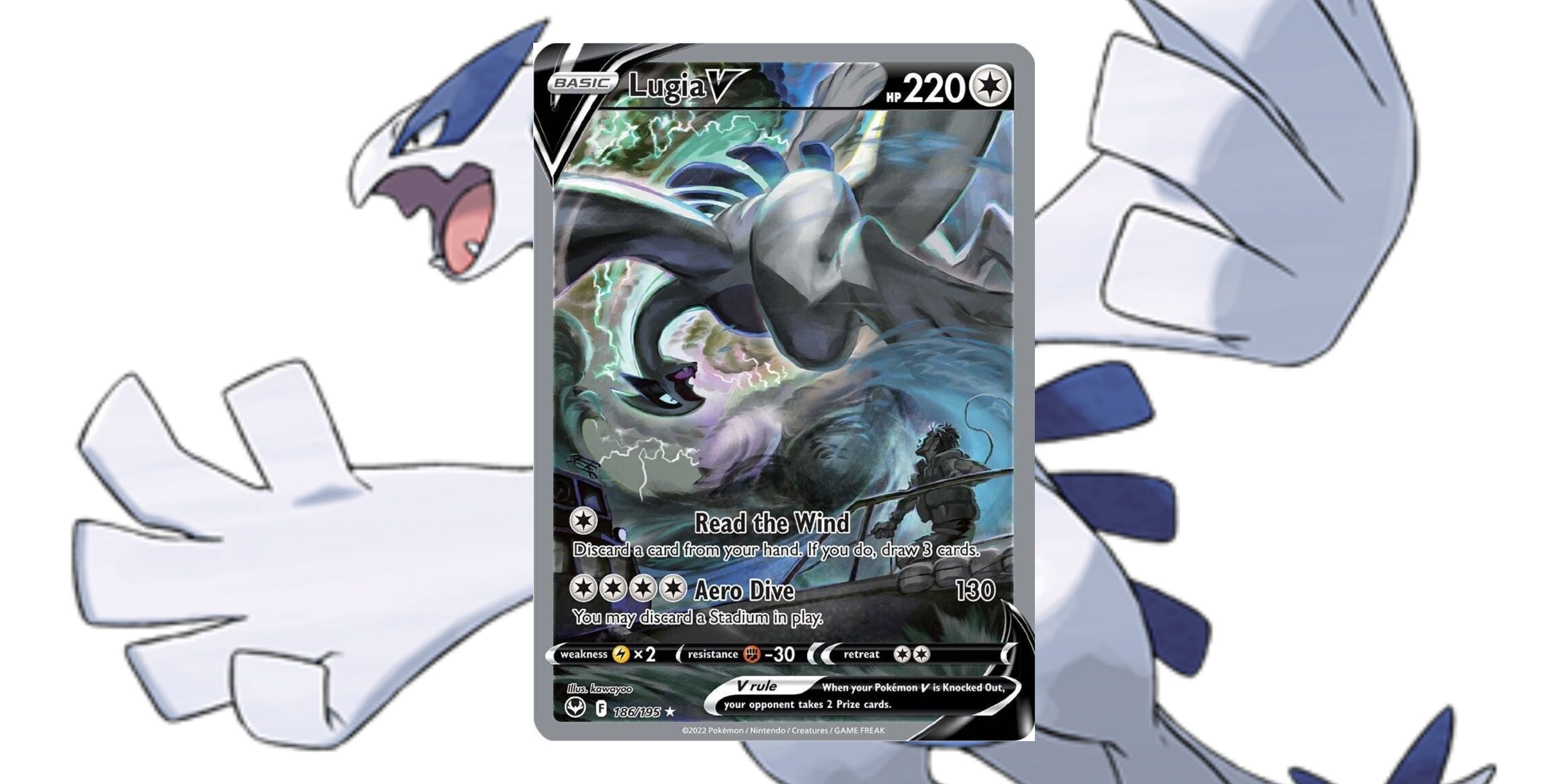 Shadow Lugia Pokemon Card