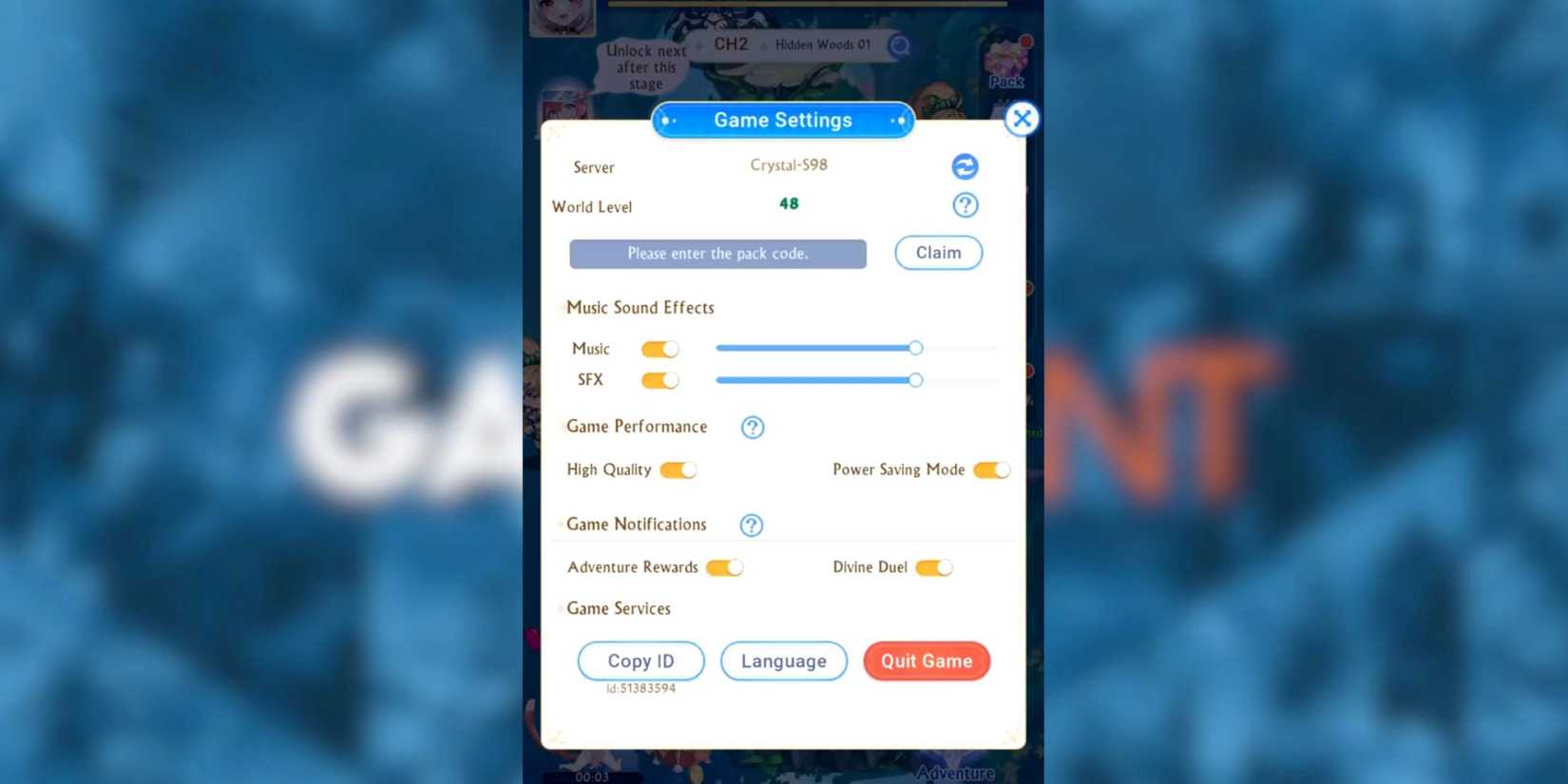 Maidens Fantasy Codes