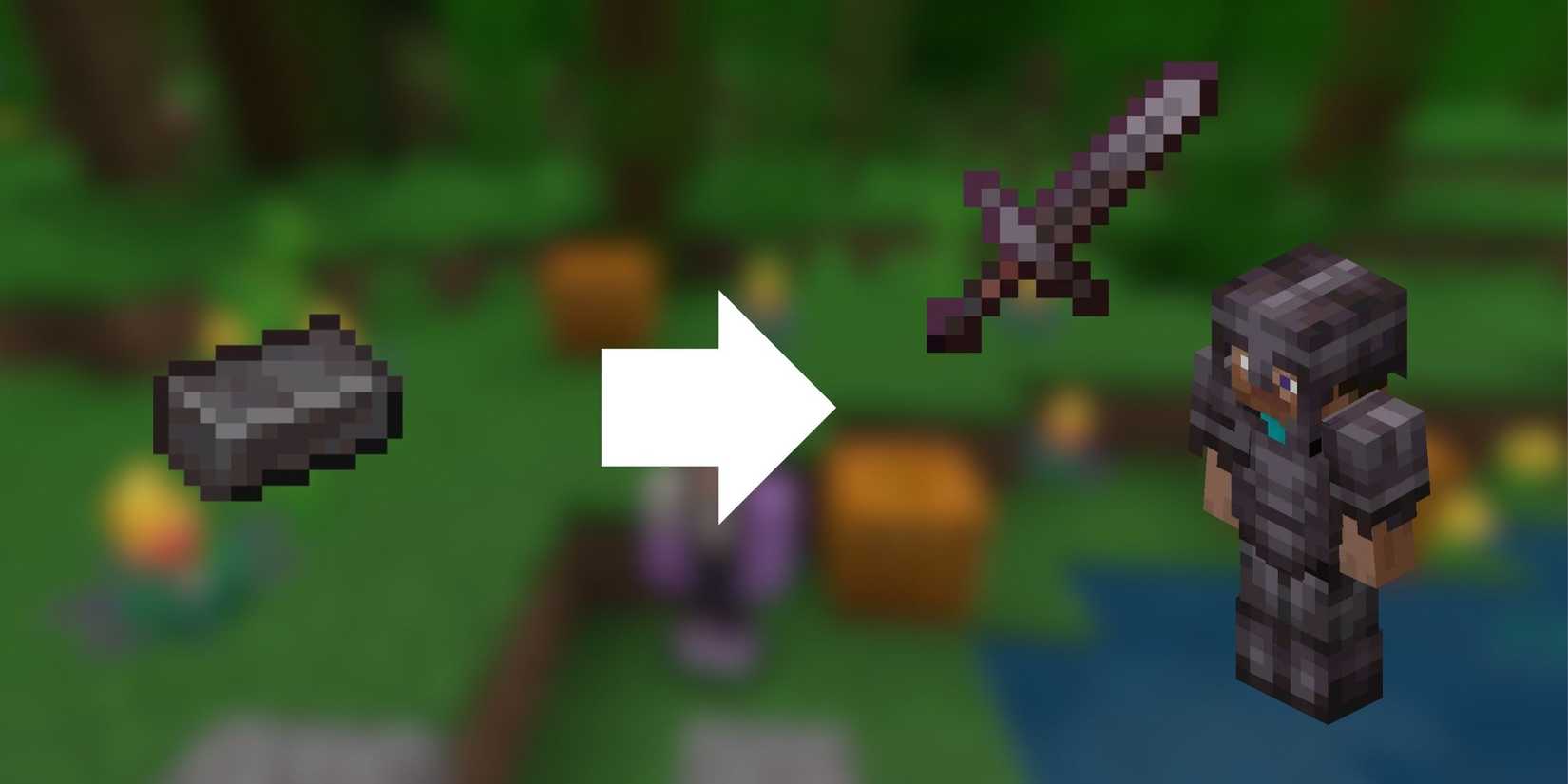 Minecraft: How To Craft Netherite Armor & Tools