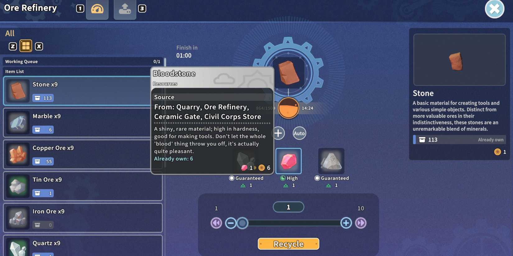 How to Get Bloodstone in My Time At Sandrock