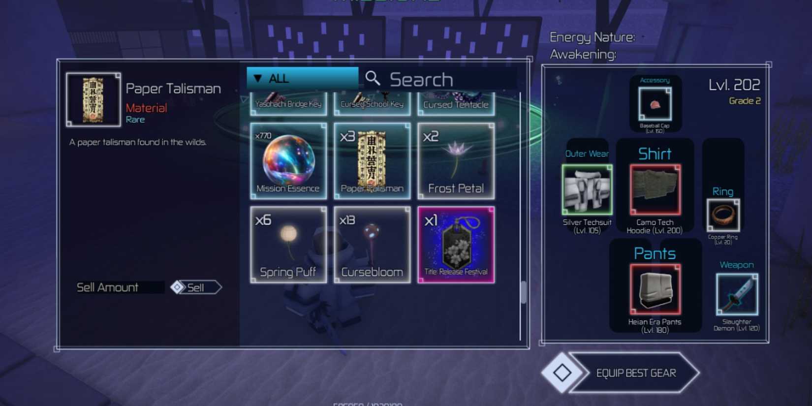 How to Get & Use Paper Talisman in Jujutsu Infinite