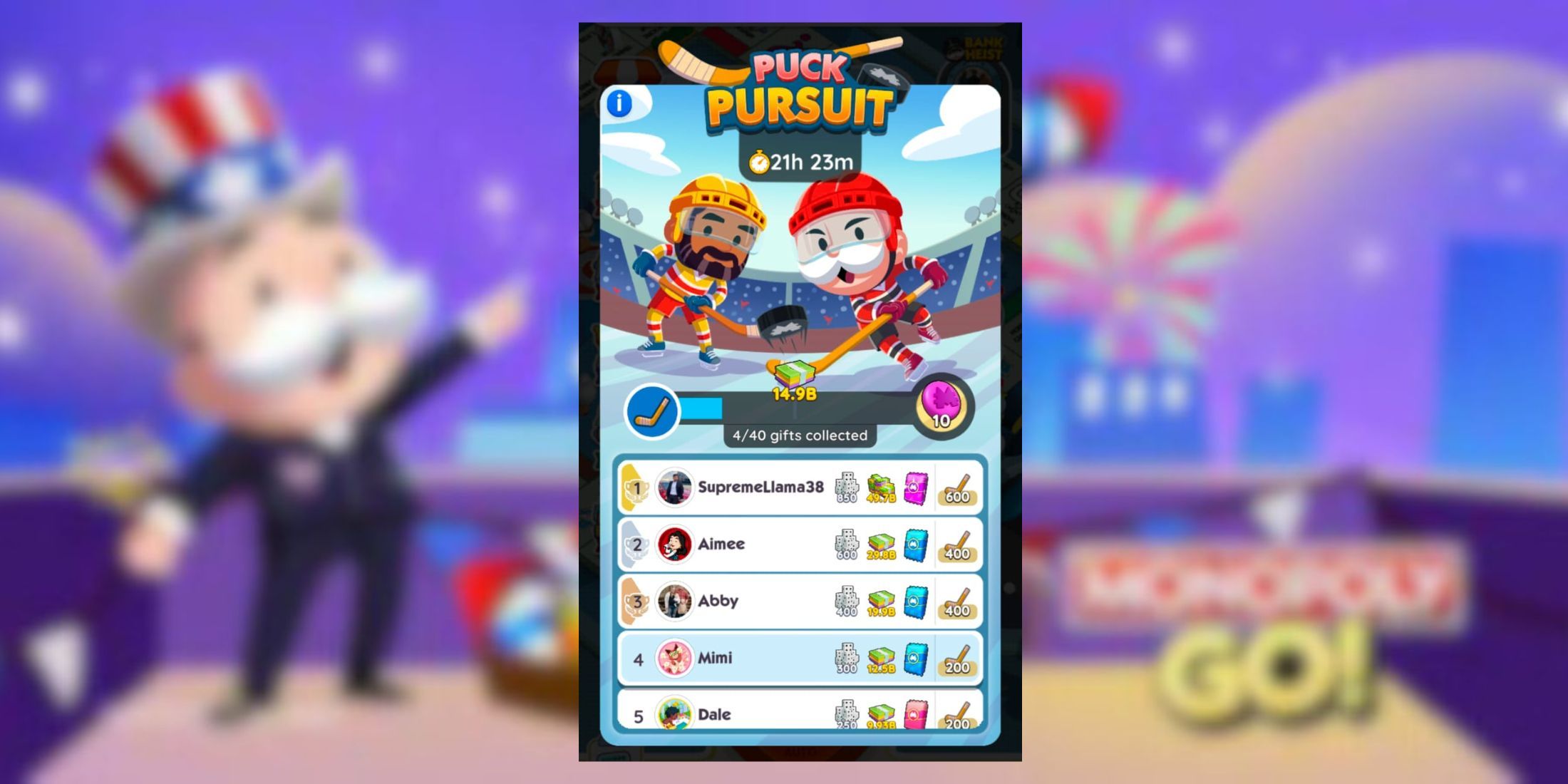 Monopoly GO: Puck Pursuit Rewards And Milestones