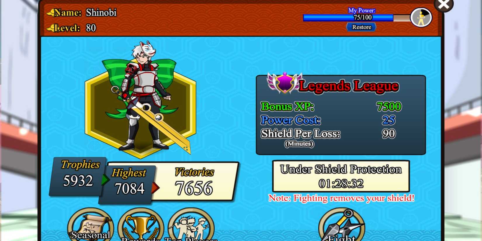 Shinobi Warfare Codes