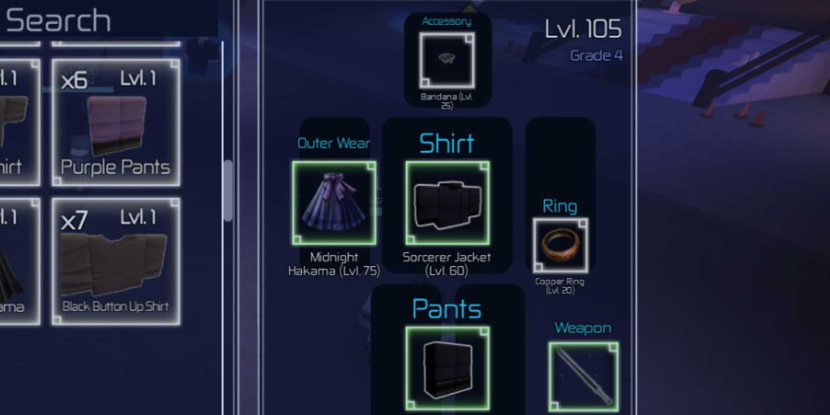 All Titles In Jujutsu Infinite & How to Equip Them