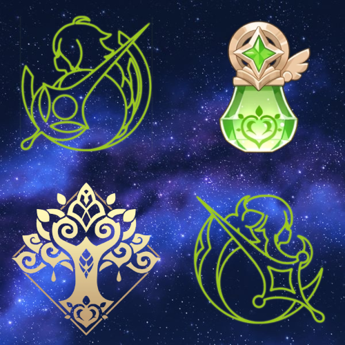 Genshin Impact: Memory of Roving Gales, Immovable Crystals, Violet ...