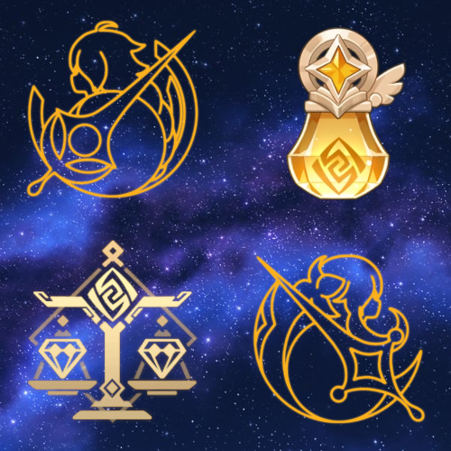 Genshin Impact: Memory of Roving Gales, Immovable Crystals, Violet ...