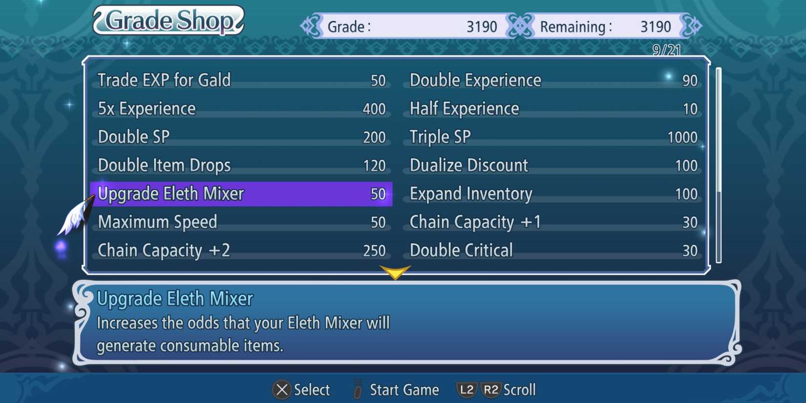 Best Grades For Beginners In Tales Of Graces F Remastered