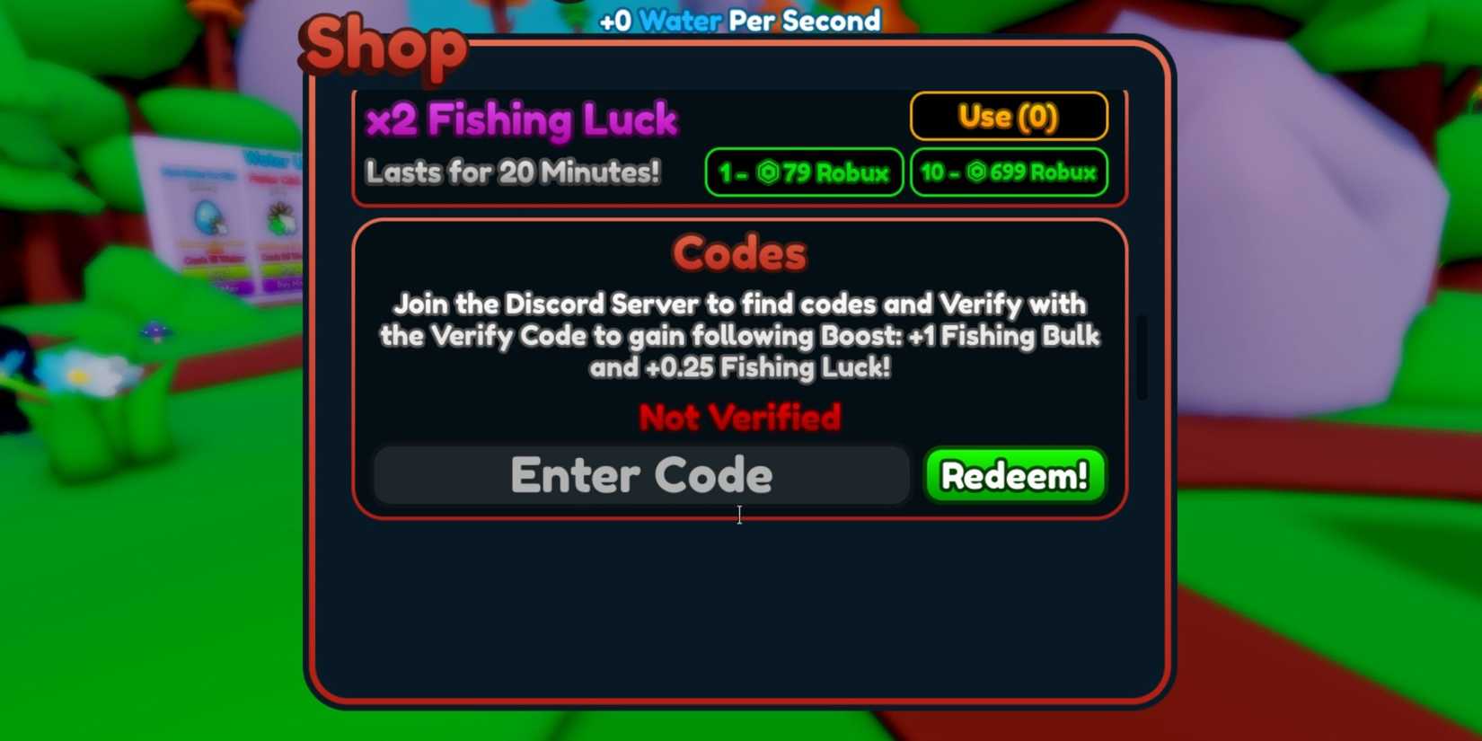 Roblox: Water Pumping Incremental Codes