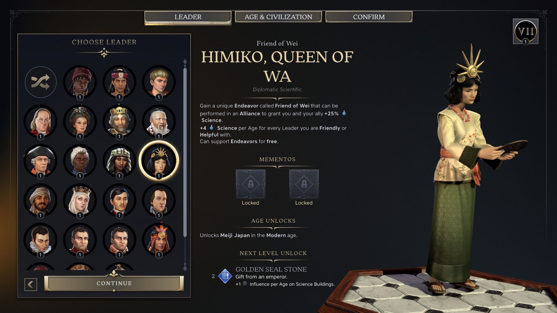 Himiko Queen of Wa Leader Guide for Civ 7
