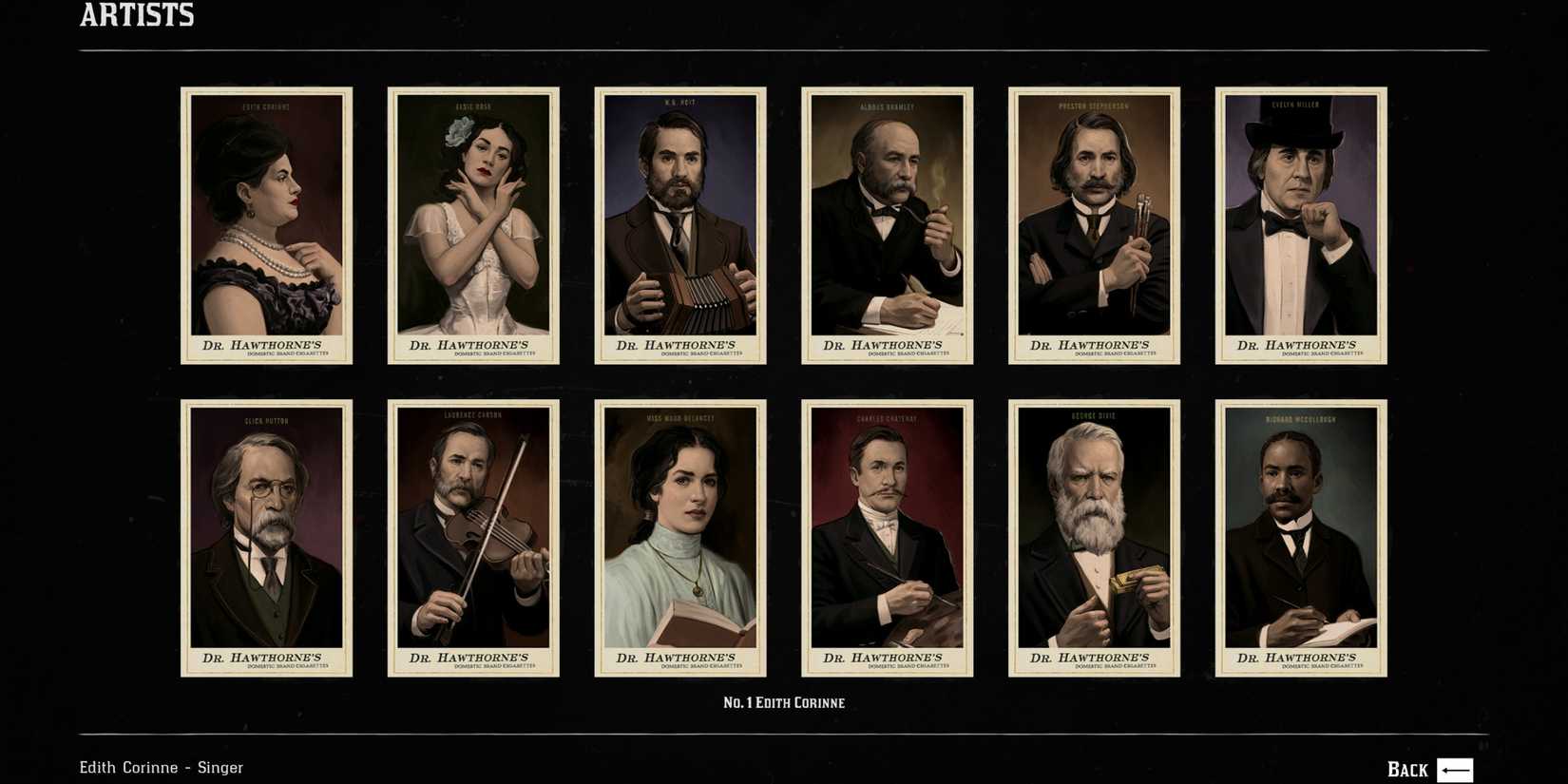 RDR2: All Cigarette Card Sets & Locations