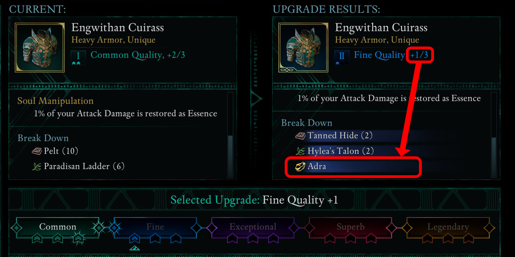 Avowed: How To Break Down Gear