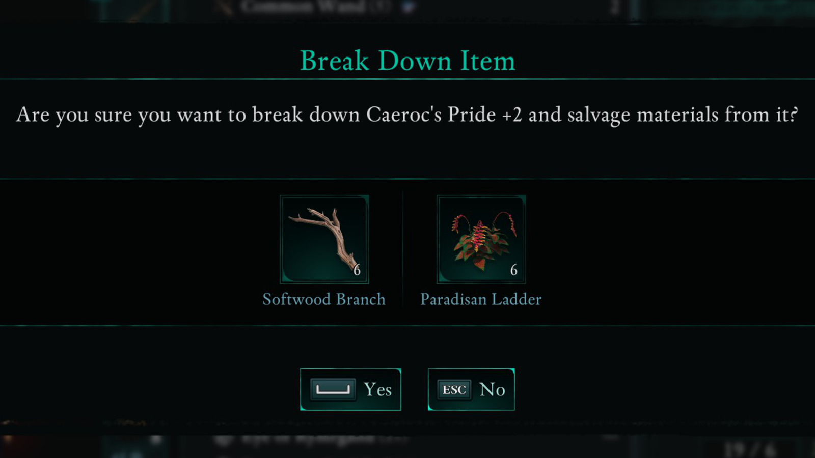 Avowed: How To Break Down Gear