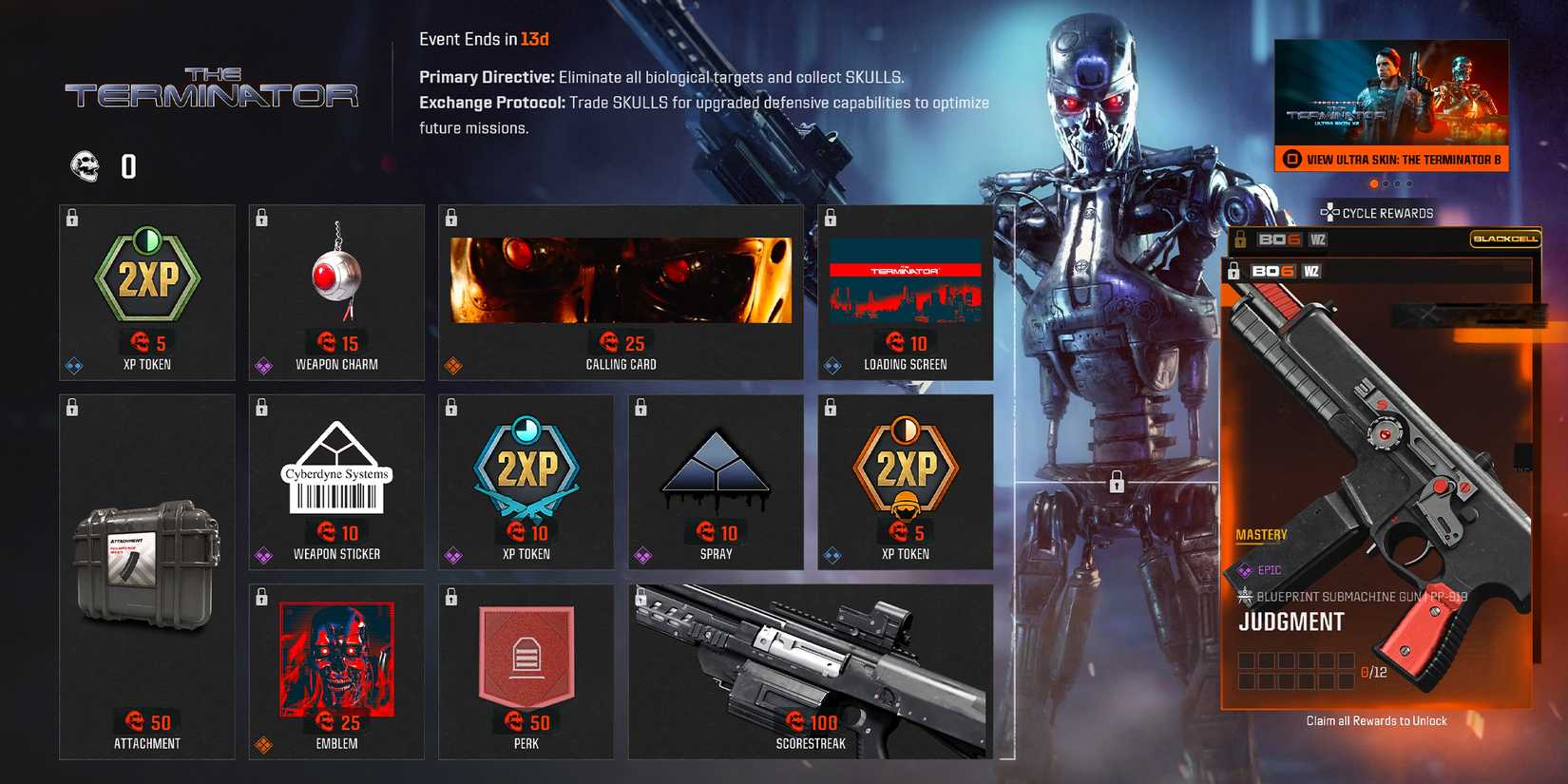 All Terminator Event Rewards In Black Ops 6 & Warzone