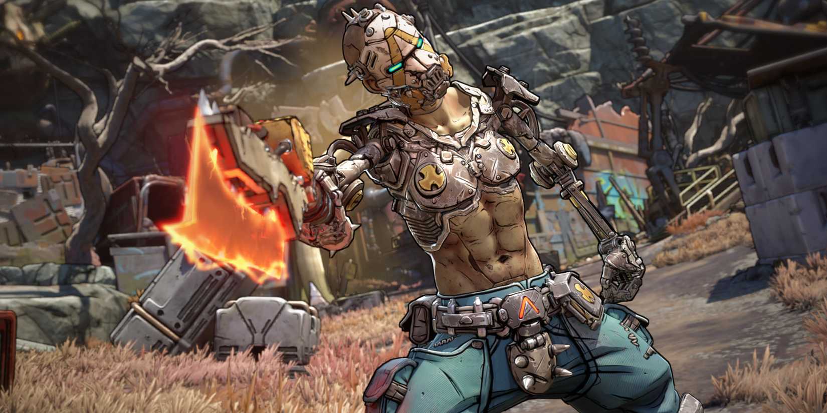 Borderlands 4 promo gameplay screenshot with energy sword