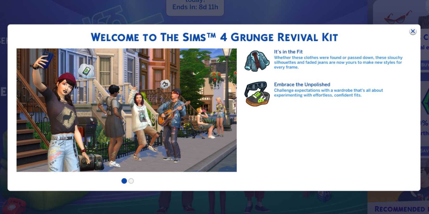 The Sims 4: Grunge Revival CAS Items Showcase