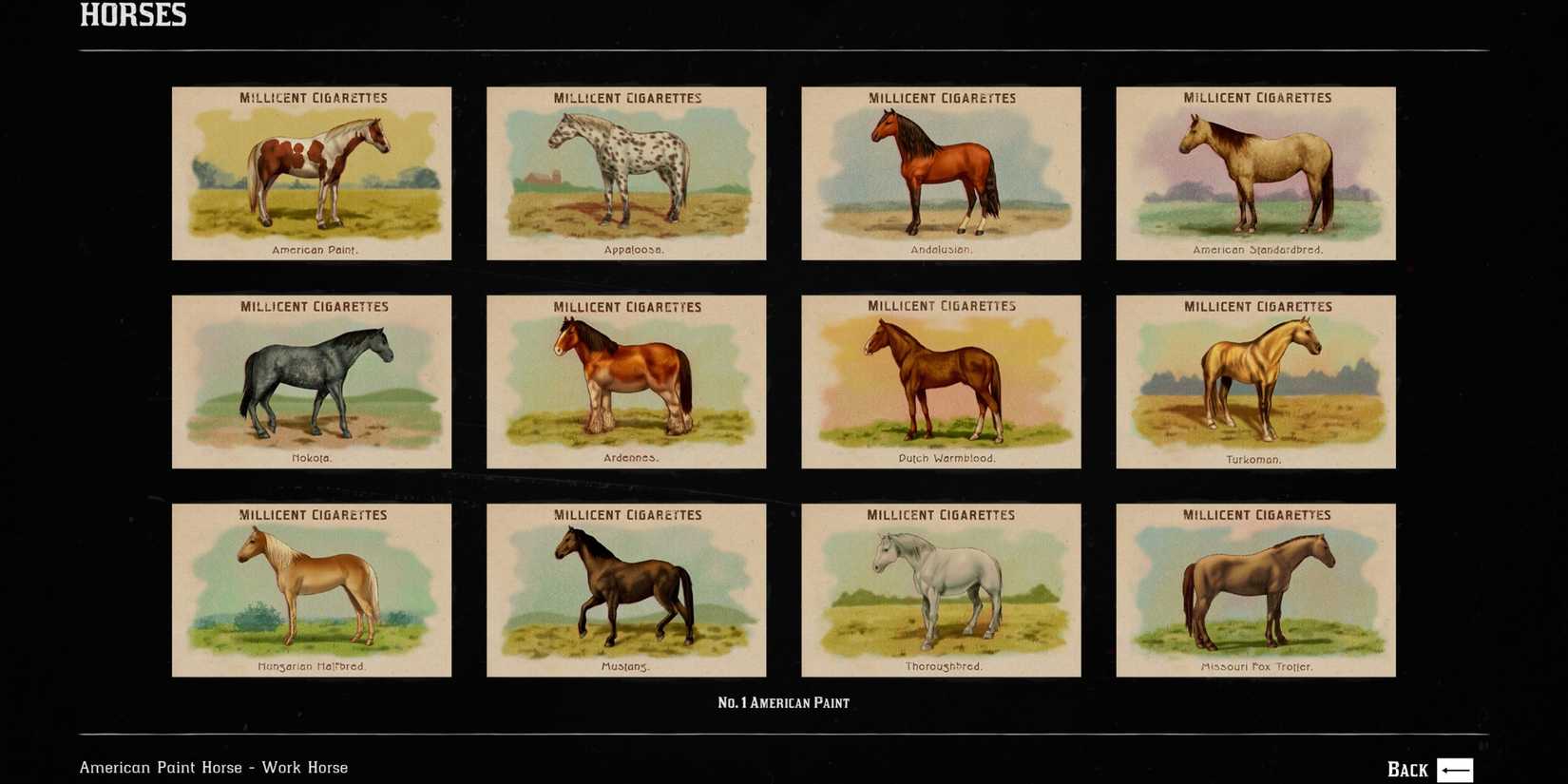 RDR2: All Cigarette Card Sets & Locations