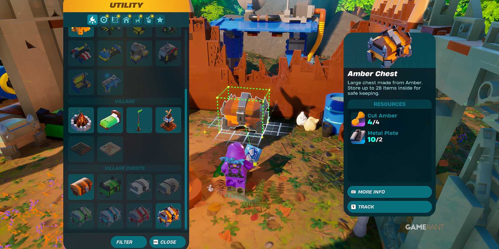 How To Get Amber in LEGO Fortnite Odyssey