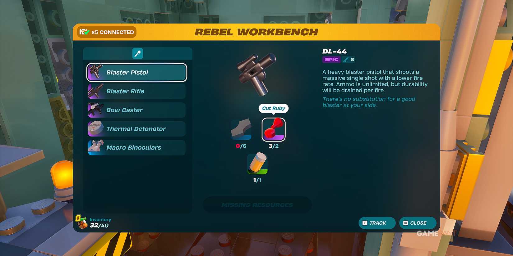 How To Get Ruby in LEGO Fortnite Odyssey