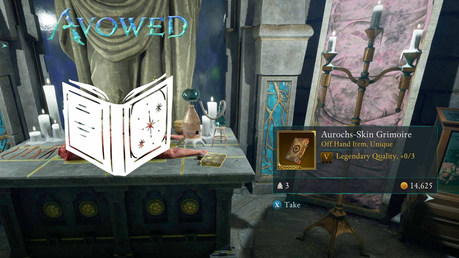 The Unique Aurochs-Skin Grimoire Location In Avowed