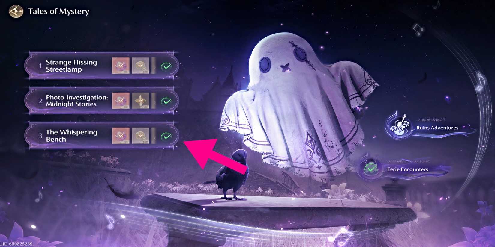 Infinity Nikki: How to Complete The Whispering Bench Quest