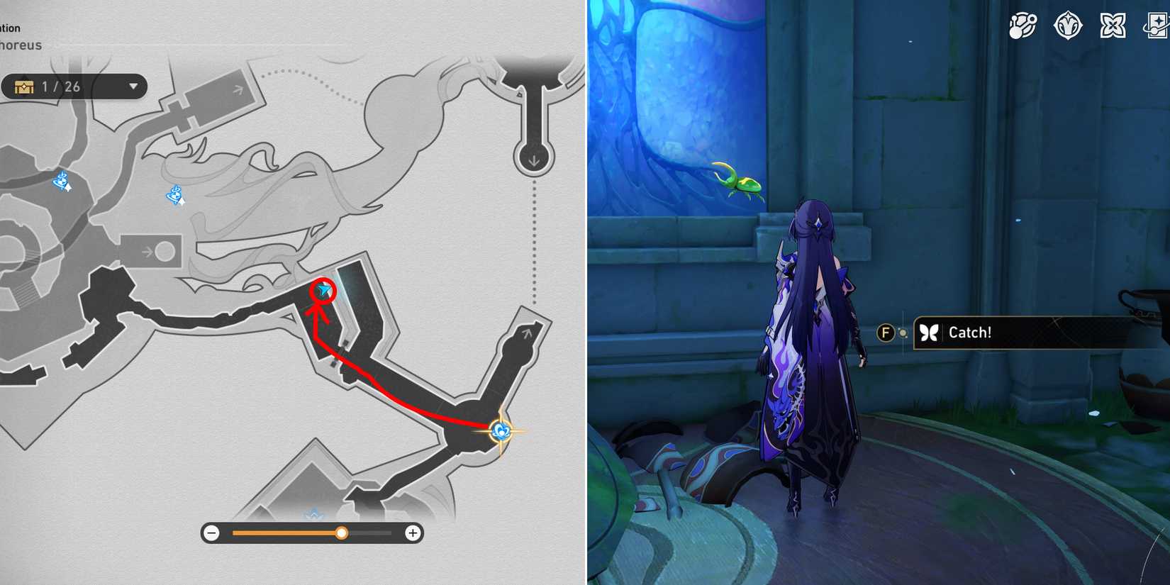 Nymph Locations In Murmuring Woods Grove of Epiphany In HSR