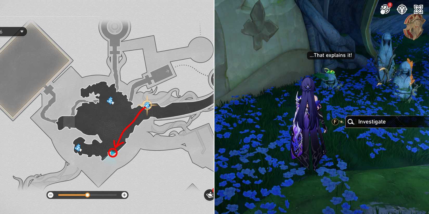 Nymph Locations In Murmuring Woods Grove of Epiphany In HSR