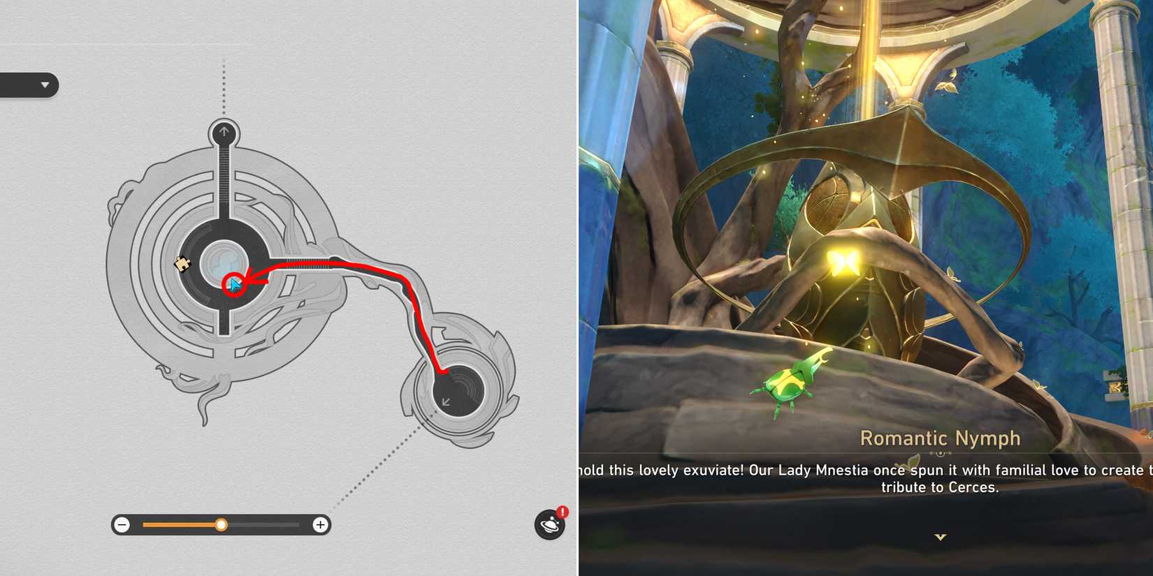 Nymph Locations In Murmuring Woods Grove of Epiphany In HSR