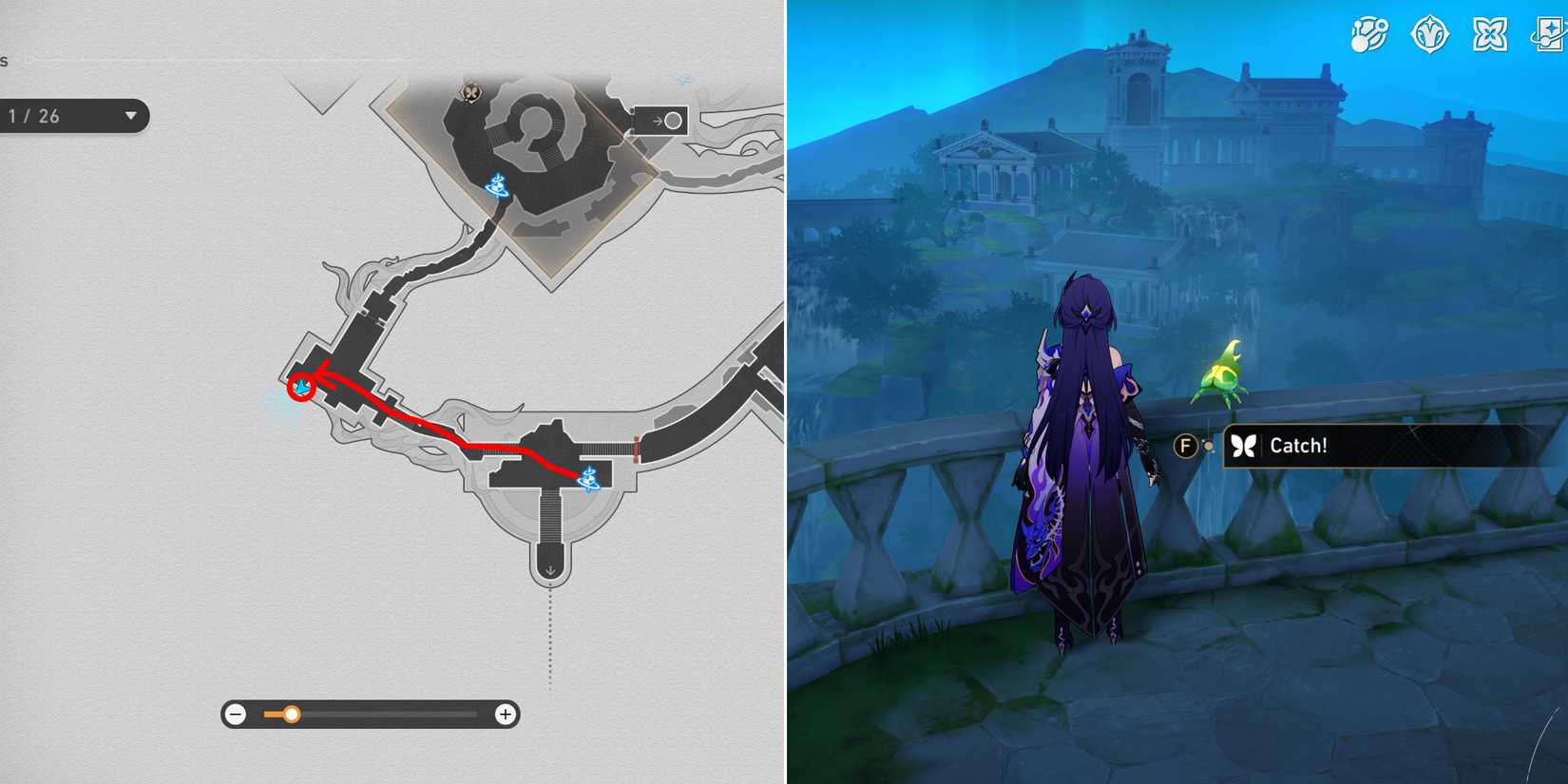 Nymph Locations In Murmuring Woods Grove of Epiphany In HSR