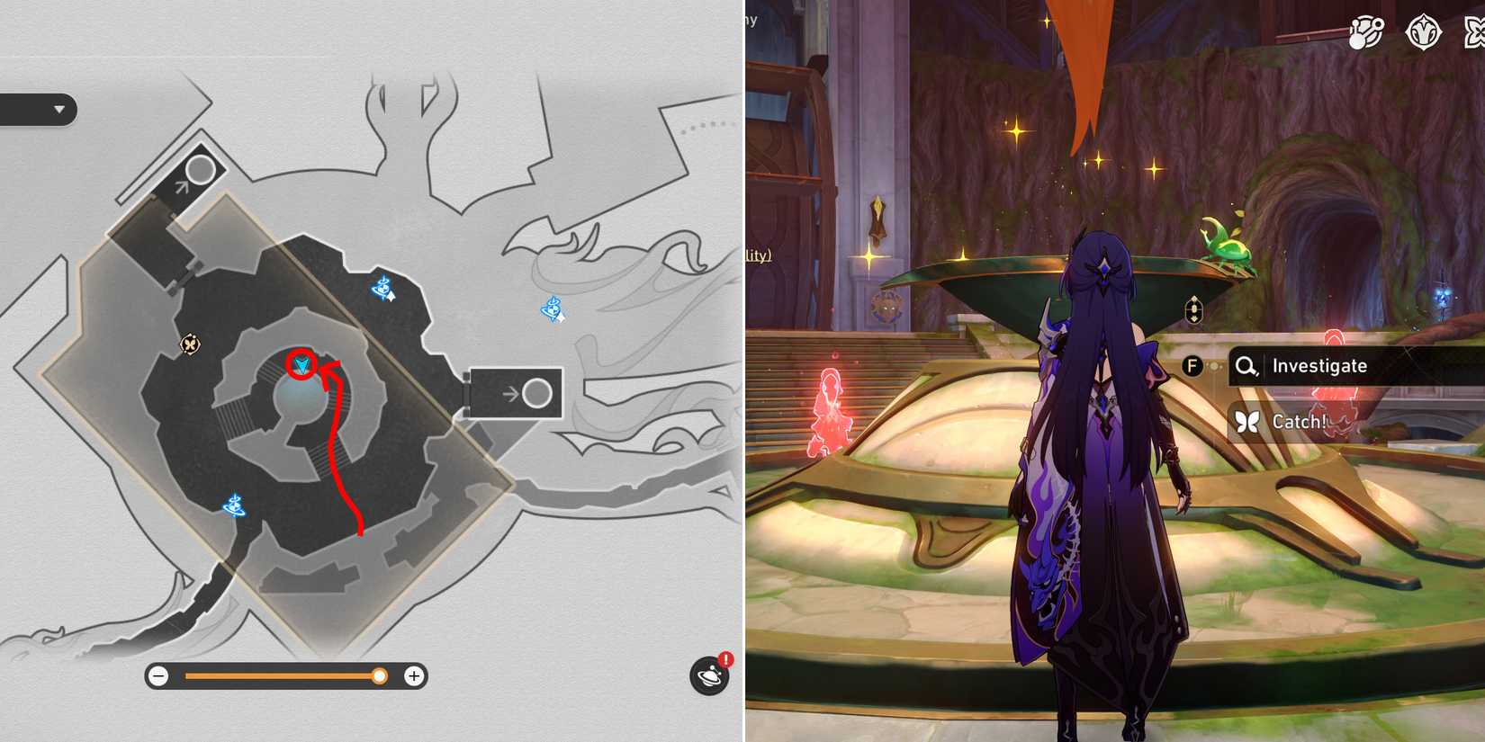 Nymph Locations In Murmuring Woods Grove of Epiphany In HSR